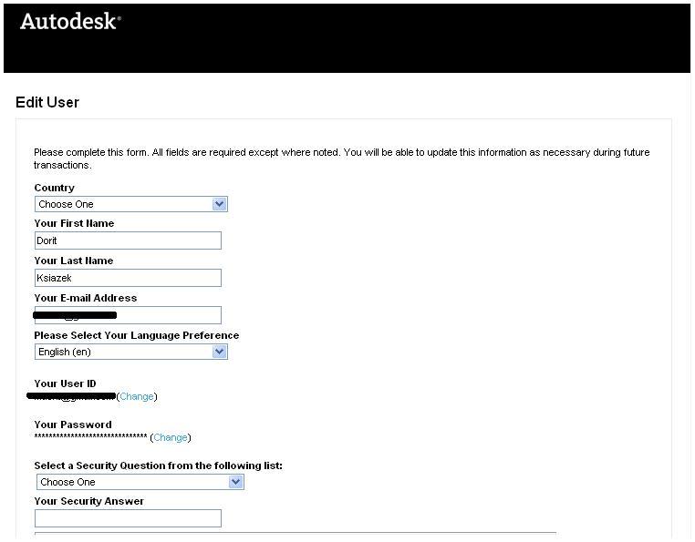 Add option to change email - Autodesk Community